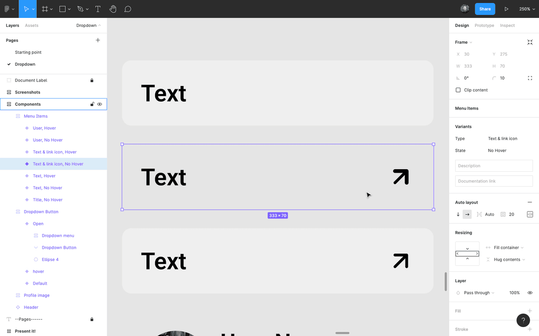 Make A Figma Dropdown Menu in 3 steps | mstflotfy